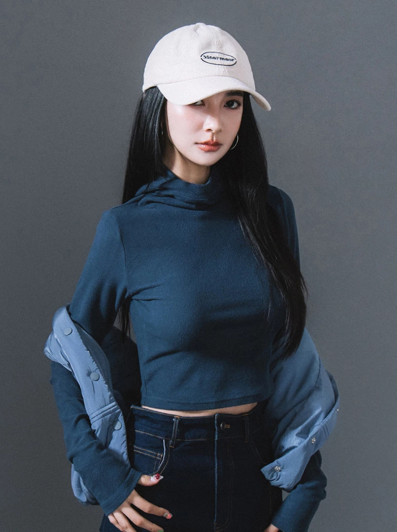 造型連帽高領素面打底衫 | CORBAN | CORBAN